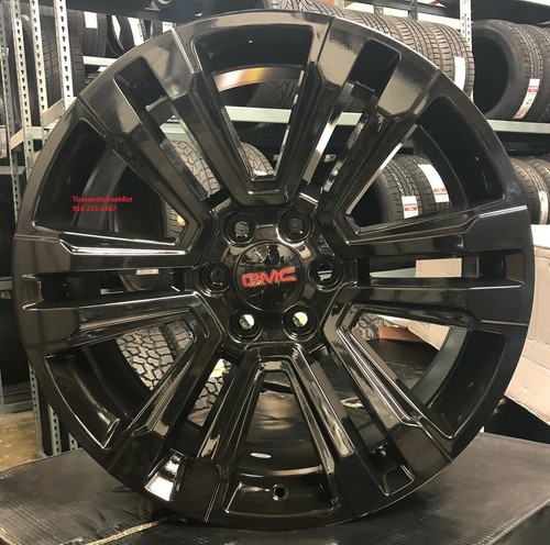 28'' inch G10 Style Wheels Gloss Black Denali Chevy Tahoe Yukon ...