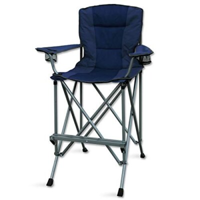 FULTYME RV 590-6073 PORTABLE TALL DIRECTOR CHAIR ALM NAVY | eBay