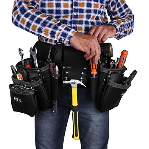 Tool Pouch Framers Combo Bag Kit Heavy Duty Pro Gauge Leather Rig ...