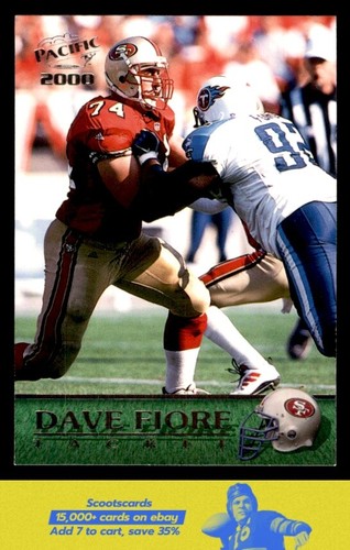 2000 Pacific Dave Fiore RC #337 San Francisco 49ers | eBay