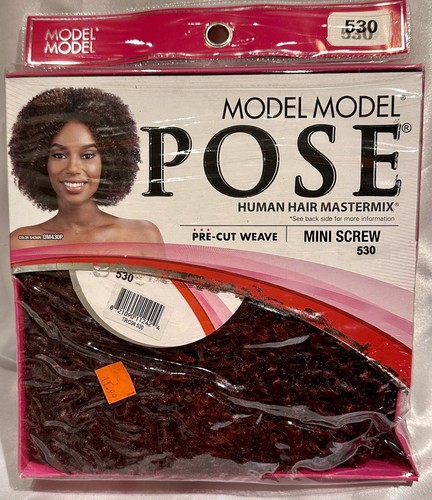 Model Model Pose Human Hair Mastermix/Pre-Cut Weave/Mini Screw/ Color ...