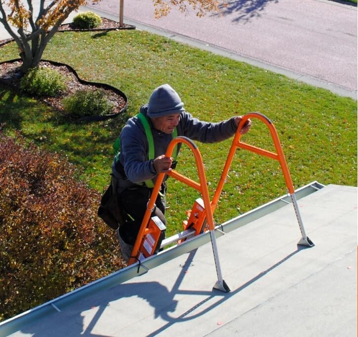 Bighorn Patent Stabilizer Ladder Safety Rails Stand Off Heavy Duty Ball ...