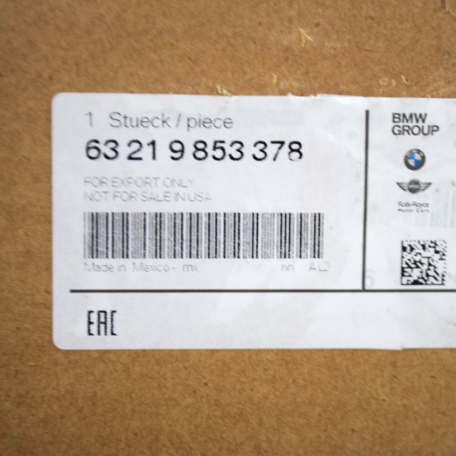 BMW X3 G01 Rear Right Trunk Boot Lid LED Taillight 63219853378 Genuine ...