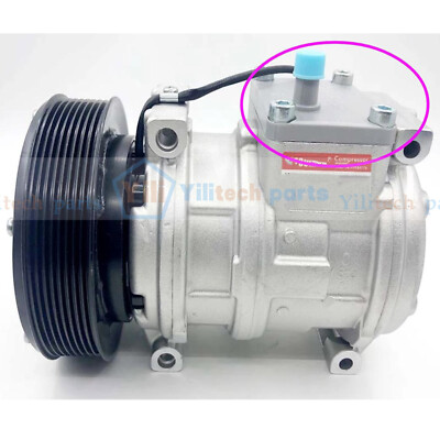 A/C Compressor RE52507 SE503055 For John Deere 4555 5082E Engine 3029 ...