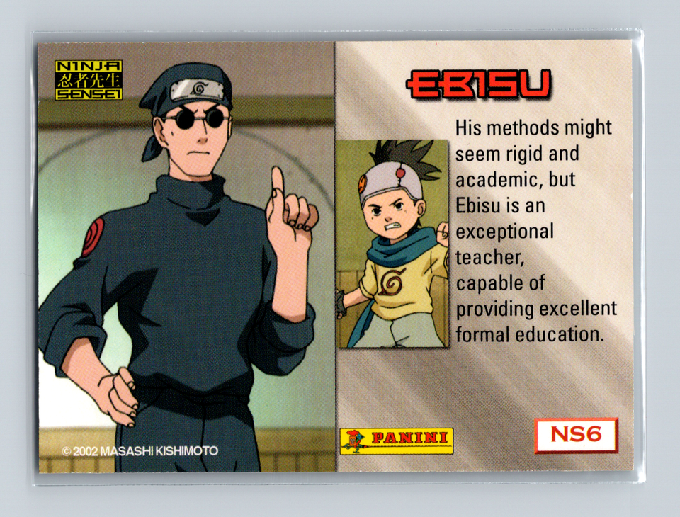 Ebisu Naruto Ninja Ranks Sensei Card NS6 Reverse Holo Rare LP/NM | eBay