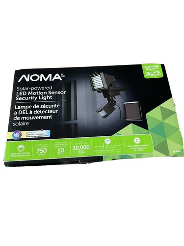 Noma Solar-Powered LED Motion Sensor (Security Light) | eBay