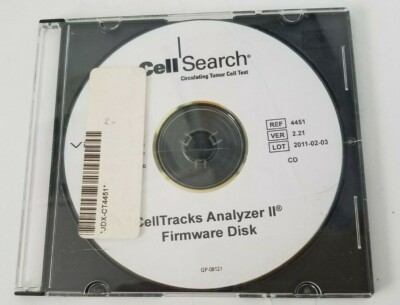 Veridex CellTracks Analyzer II Firmware Disk Ver. 2.21 Cell Search | eBay