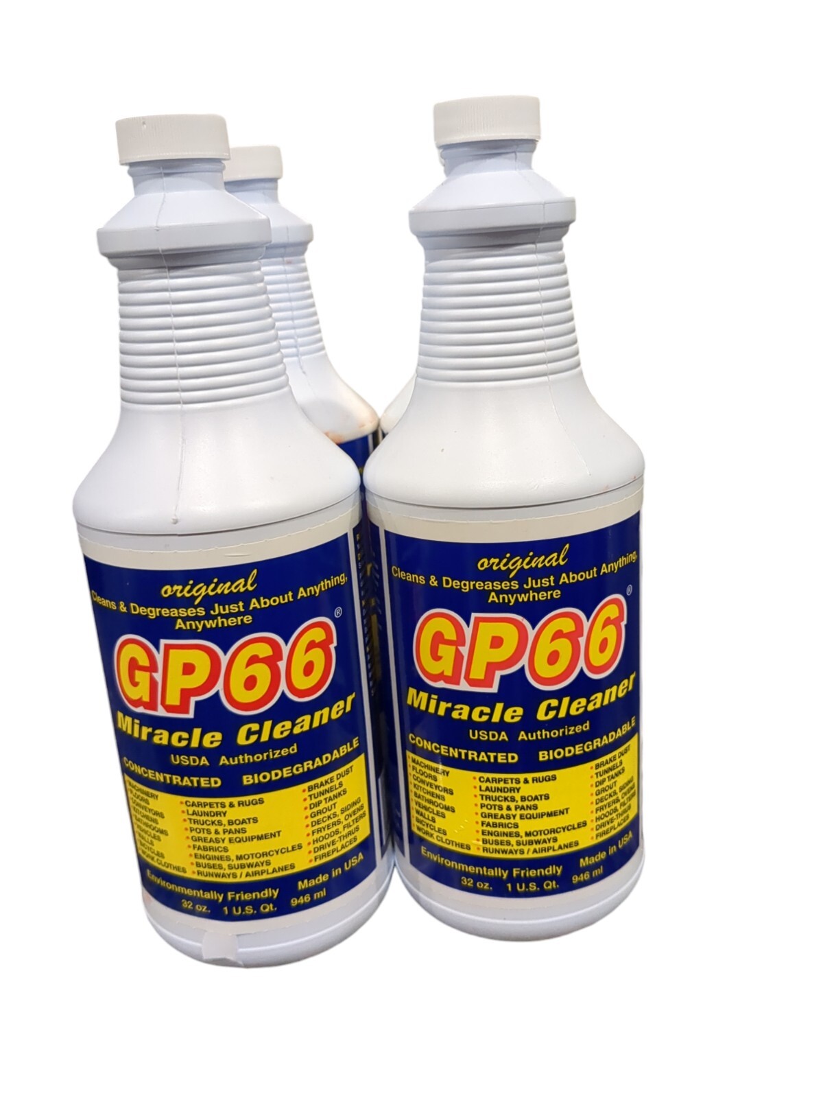 GP66 Miracle Cleaner / Degreaser 32oz. - NEW 4 Bottles | eBay