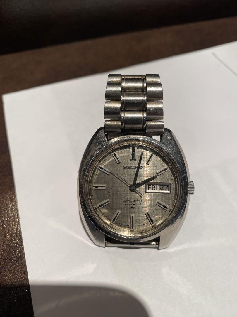 Seiko Seikomatic 5106-7030 Vintage Day Date Silver Ro… - Gem