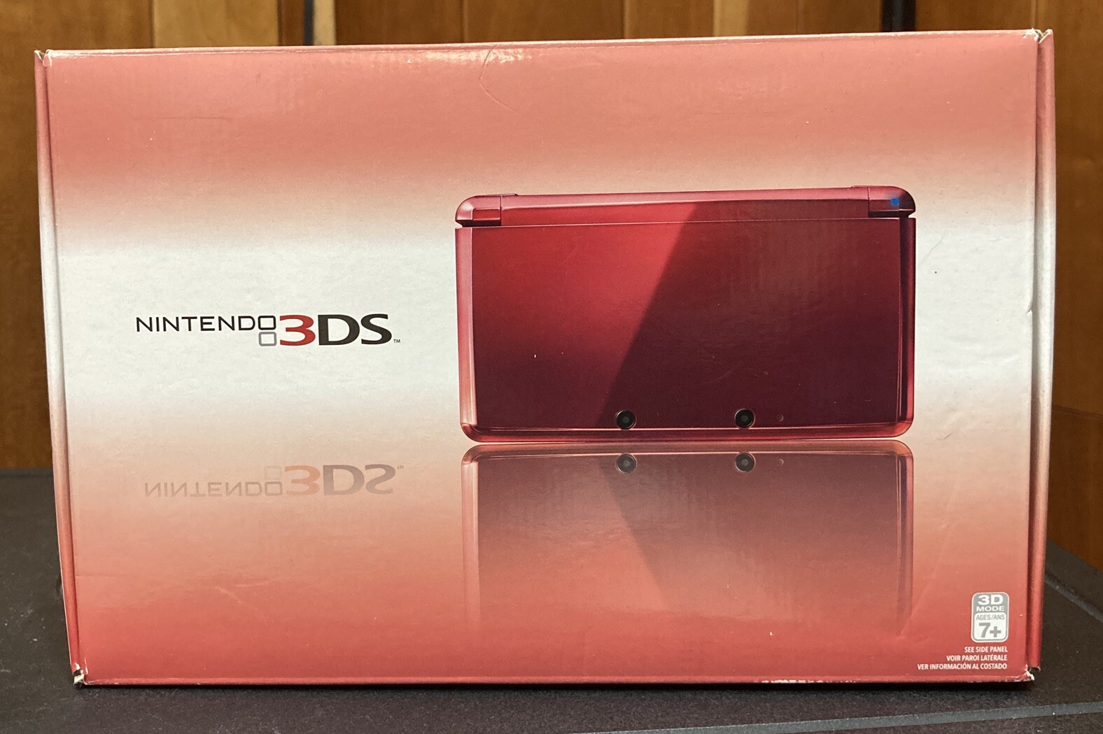 Nintendo 3DS - Flame Red Box & Inserts ONLY - NO Console Included | eBay