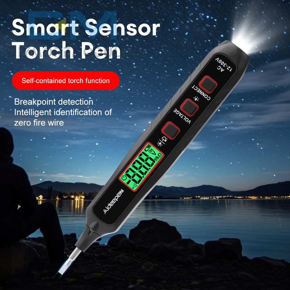 AC/DC Non-Contact Electric Sensor Tester Pen Voltage Detector Test ...