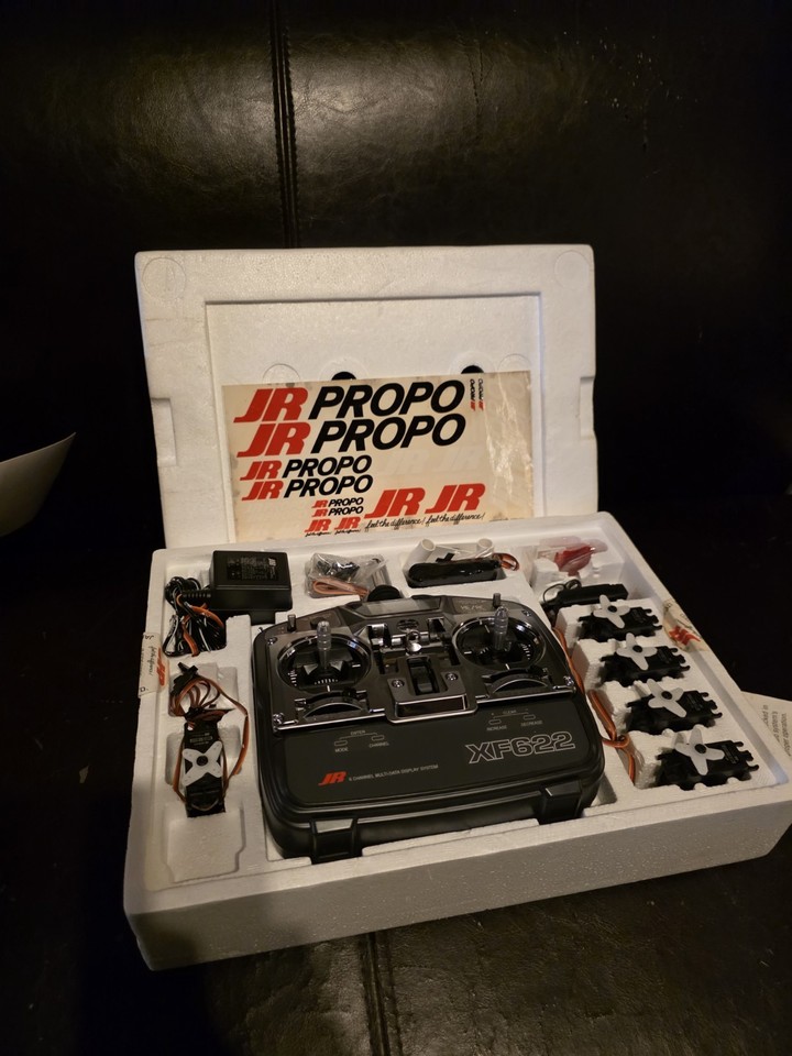 JR Vintage XF622 6 Channel Computer System 5 Servo FM Radio Control ...