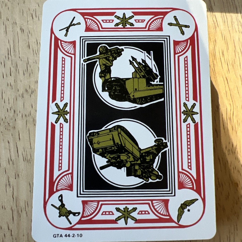 Aircraft Recognition Playing Cards Army 1979 Set 44-2-10 Graphic ...