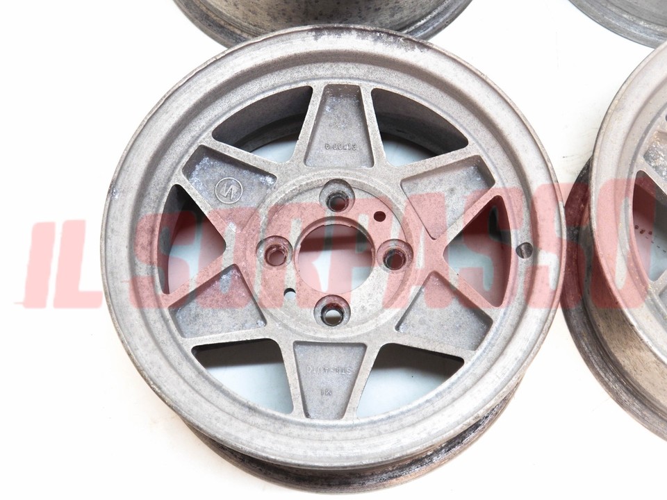 StilAuto Wheel Rims 6X13 Fiat 850 Coupe Spider 124 125 127 128 X19 A112 ...