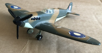 Dinky Toys Meccano Spitfire MKII Die-cast Model - Playworn | eBay UK