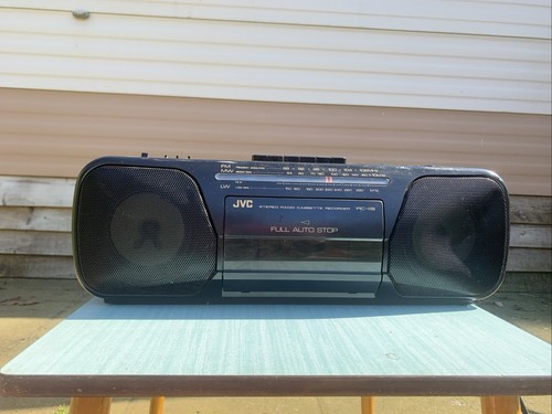 Vintage JVC BOOMBOX Ghetto Blaster Portable Radio Tape Cassette Player ...