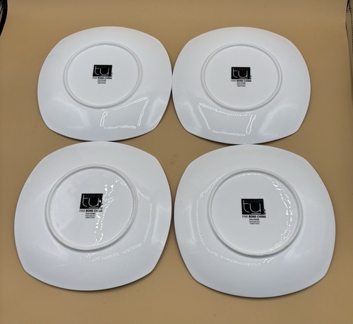 Studio Tu Fine Bone China Solitaire Salad Plates Set Of 4 | eBay