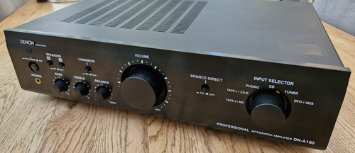 DENON DN-A100 PROFESSIONAL INTEGRATED AMPLIFIER WITH PHONO STAGE VG ...
