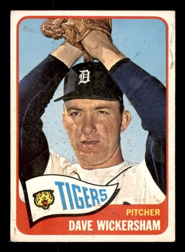 1965 Topps Baseball #375 Dave Wickersham VG/EX *e1 | eBay