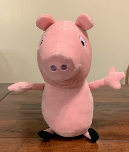 Peppa Pig Hug N Oink Snorting Talking Stuffed Plush Animal Toy 12" Tall ...
