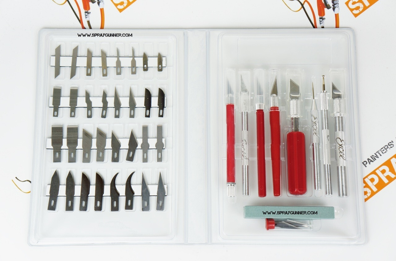 Excel Deluxe Knives and Bades set for hobby | eBay
