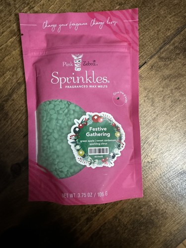 Pink Zebra Wax Sprinkles …..FESTIVE GATHERING…….3.75 oz. NEW | eBay