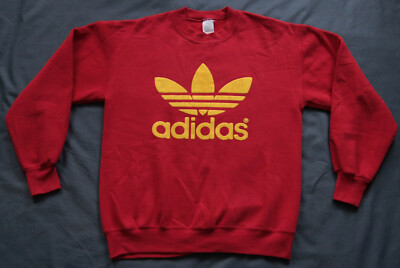 Adidas Jumper Vintage Retro Sweatshirt Oldschool Track Trefoil 80s Top ...
