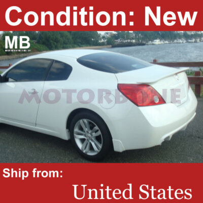 For 08-13 Altima Coupe Rear Trunk Spoiler Clear Painted K12 RADIANT ...
