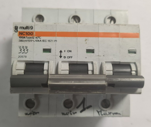 100A Typeu 40°C 380/415V merlin gerin Multi 9 NC100 | eBay