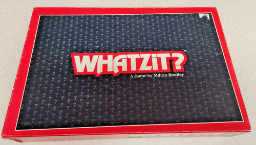 Vintage WHATZiT? Board Game Milton Bradley 1987 Complete Set Preowned ...