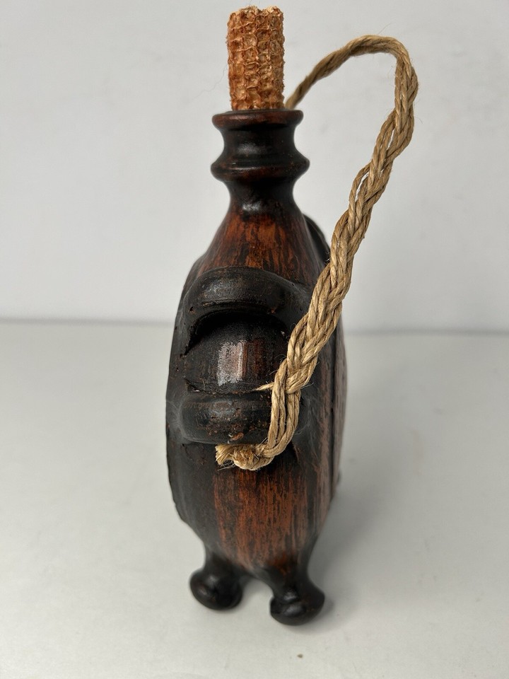 Antique A drink bottle made of ancient red pottery, hand made | eBay UK