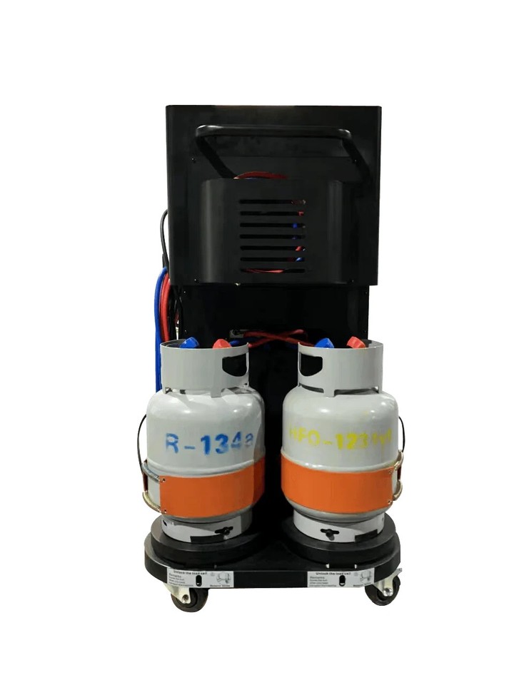 AIRTEK New Fully Automatic R-134A & 1234YF Recovery & Recharge DUAL AC ...