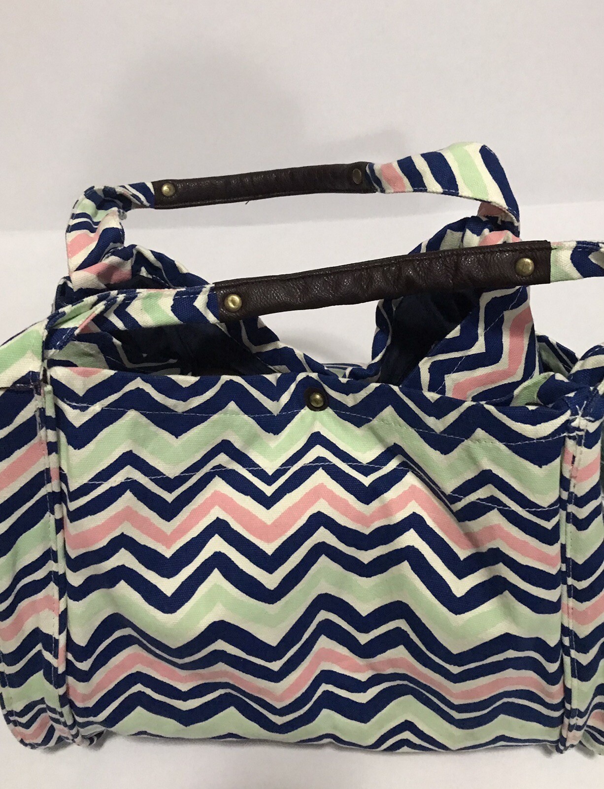 NEW Women’s Coastal Colorful Beach Bag Duffle Tote Handbag (Bliss by 3 ...