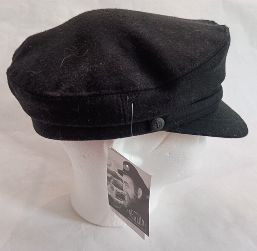 Aegean Wool Greek Fisherman's Cap / Fiddler - Dutch Boy Cap - 7 3/4 ...