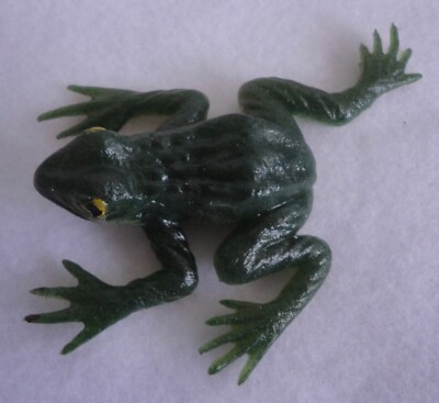 Vintage Rubber Frog Toy Figure Hong Kong Mint New NOS Jiggler | eBay