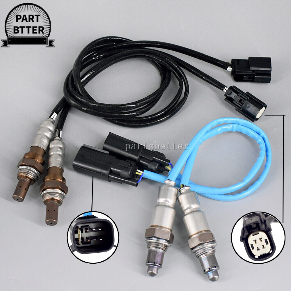 4 Upstream+Downstream O2 Oxygen Sensor For 2013-2015 Ford Explorer 3.5L ...