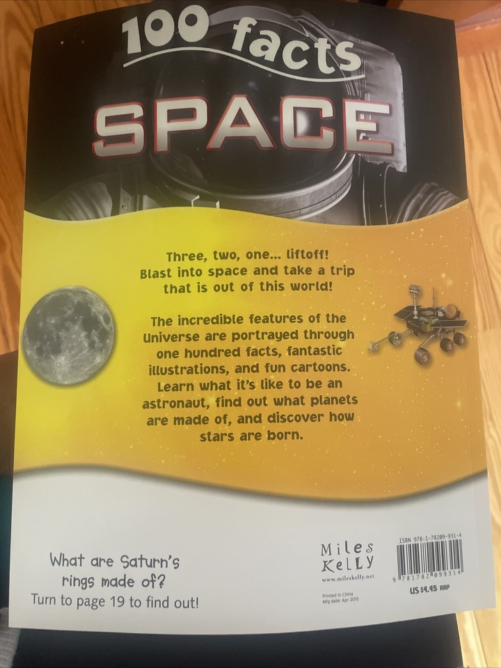 100 Facts: Space – Miles Kelly – Educational Kids Book – Fun Science ...