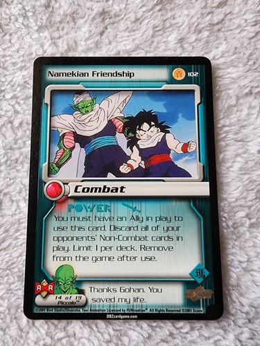 DBZ Dragon Ball Z Namekian Friendship 102 CCG Unlimited Android Saga MP ...