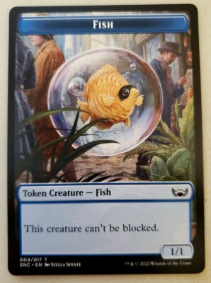 1x Fish Token (004) Streets of New Capenna MTG Magic the Gathering NM ...