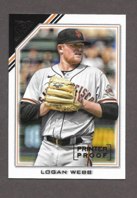 2022 Topps Gallery Logan Webb Printer Proof #60 San Francisco Giants | eBay