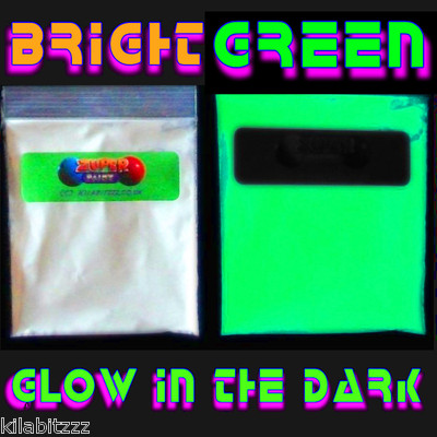 Strongest bright Glow in the Dark GREEN luminous powder - UK stocked ...