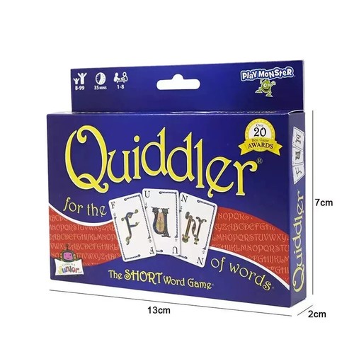 Quiddler Board Games Party Entertainment Game Card Games For Family ...
