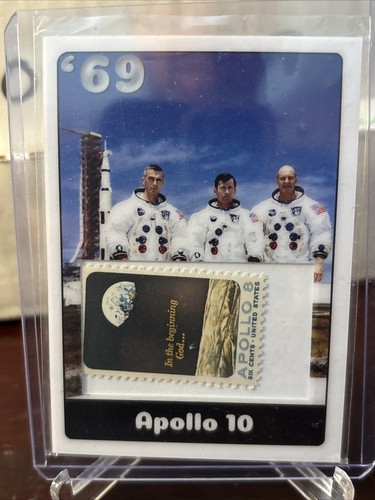 2019 Historic Autographs 1969 Apollo 8 Stamp Relic Apollo 10 | eBay