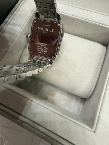 Michele Deco Mid Watch Madison Sun ray Dial Diamond MWW06G000001 Very ...