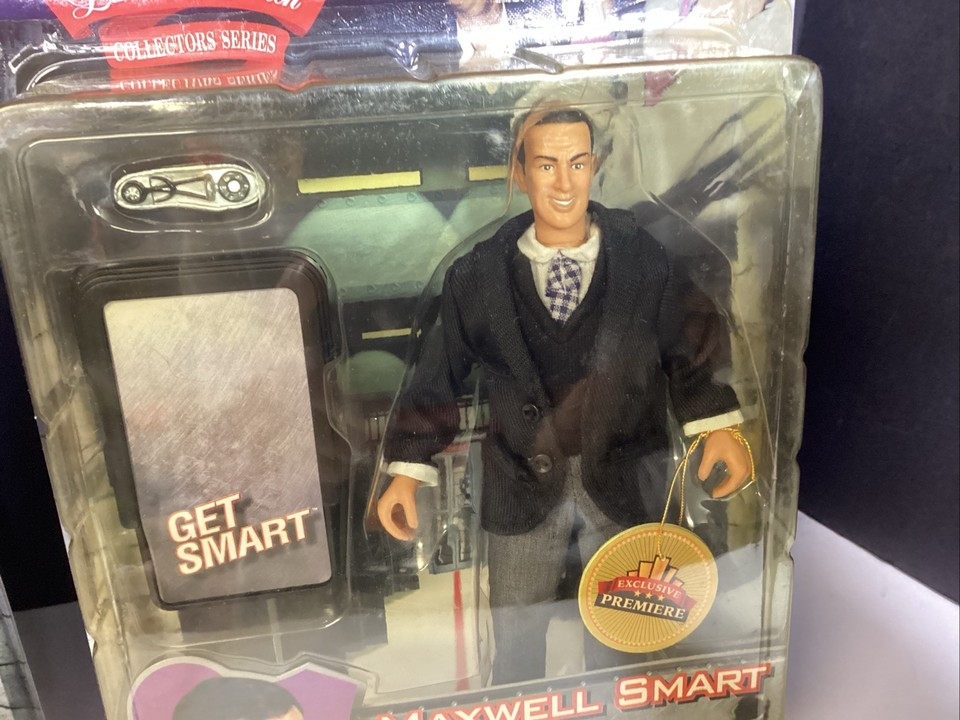 Exclusive Premiere Get Smart AGENT 99 & MAXWELL SMART Figures 1998 Set ...
