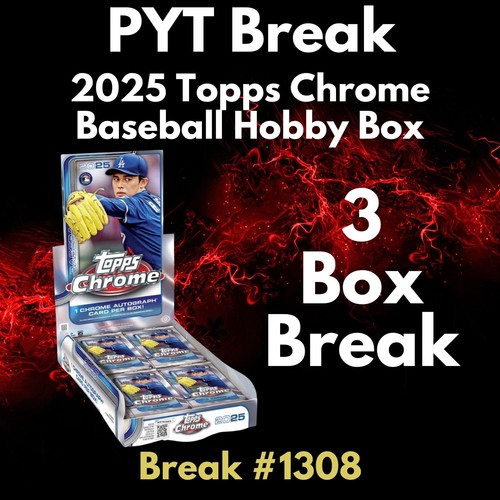 Philadelphia Phillies 2025 Topps Chrome Hobby 3 Box Pick Your Team ...
