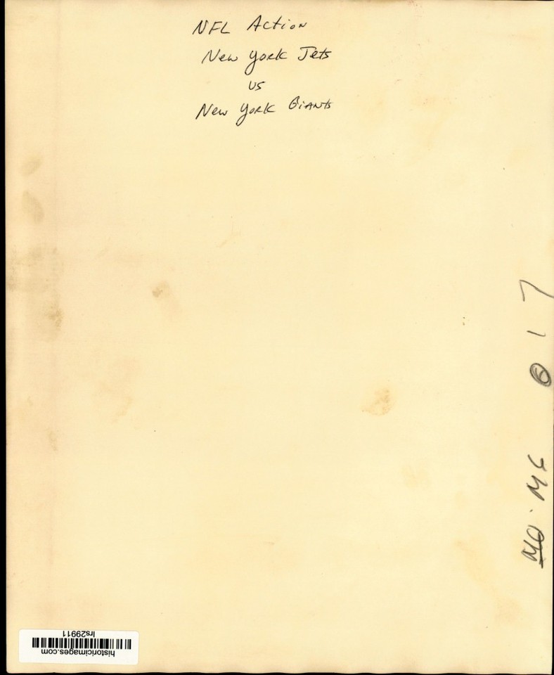 Press Photo New York Jets vs New York Giants Football Action, NFL ...