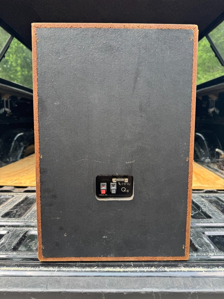 Infinity Qe Single Speaker Home Audio Vintage HiFi Stereo Bookshelf ...