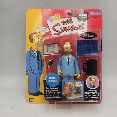 Playmates The Simpsons WoS HERB POWELL Series 1 All-Star Voices MOC | eBay