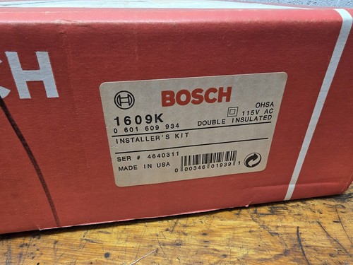 NEW IN BOX BOSCH 1609K Laminate Trimmer INSTALLER'S KIT w/3 Bases in ...